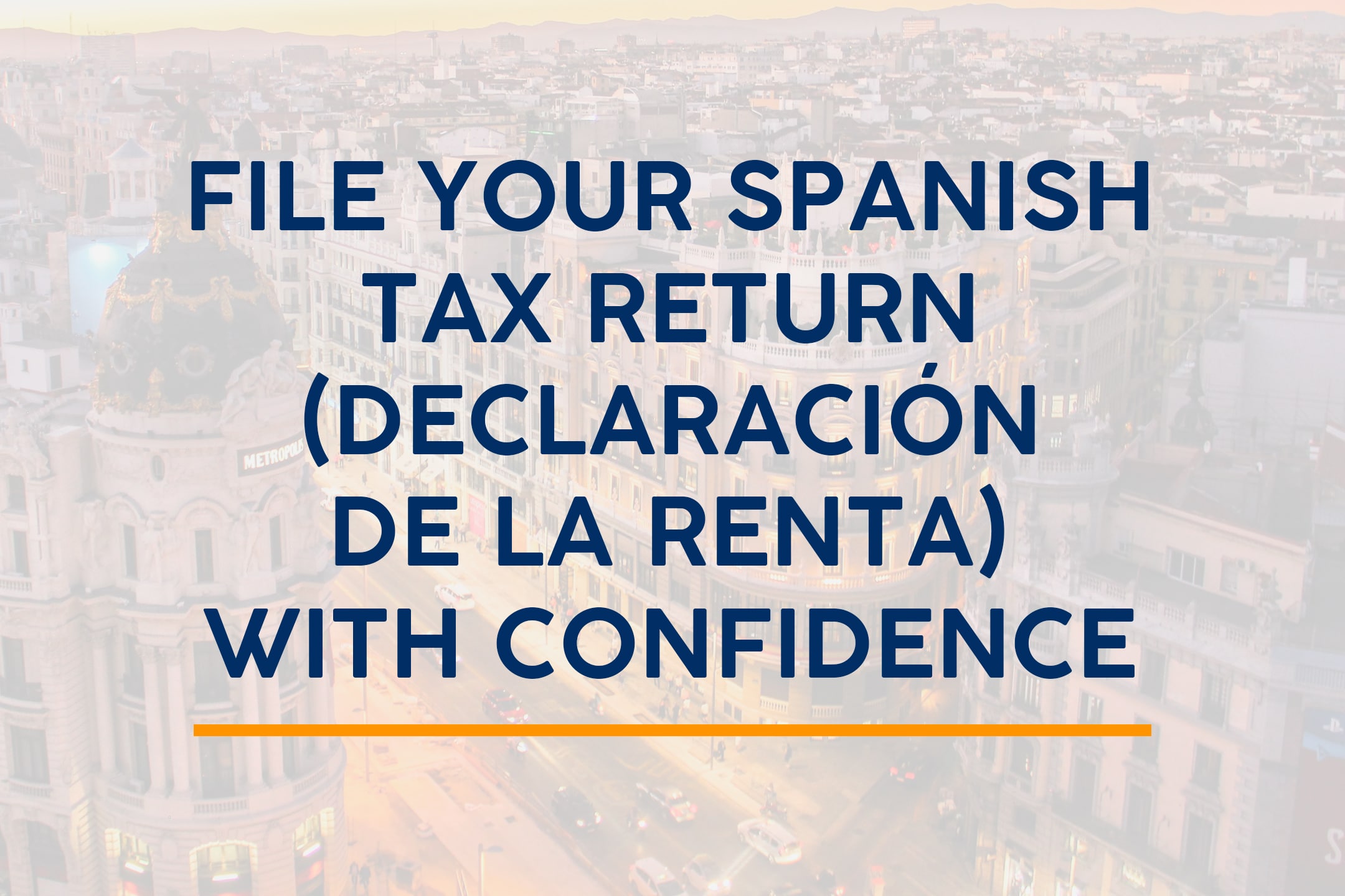 Tax Declaration Spain - MTS Relocation Spain